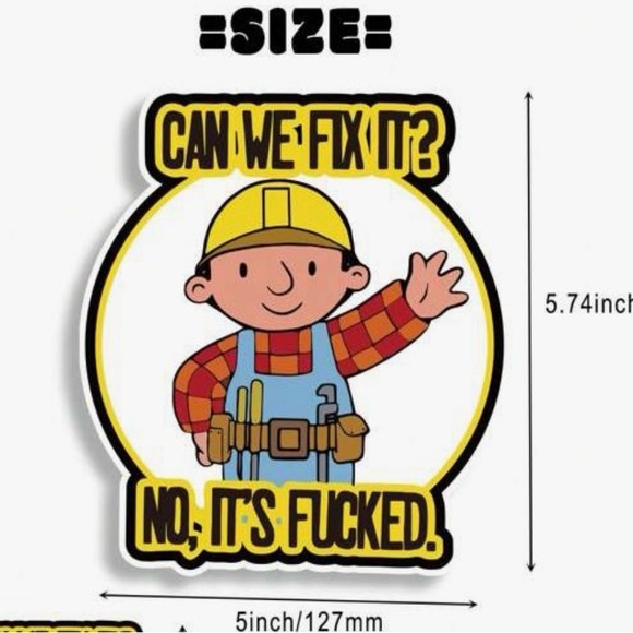 Office | Bob The Builder Sticker | Poshmark